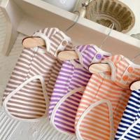 China Summer New Soft Polyester Pet XL Dog Sweatshirt Small Puppy Clothes Stripes Bichon Chihuahua Dog Vest Cat Halloween Coat for sale