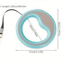 China Small Medium Dog Automatic Retractable Cute Pet Lead 98.43in Puppy Training Leash Shock Absorbent Halloween/Christmas/Birthday for sale