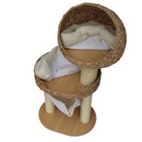 China Eco-friendly Luxury Halloween Cat Scratching Tree Sisal Litter Weaving House Rack Climbing Shelf Picture Toys 4 Levels & Above for sale