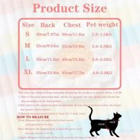 China Rainbow Flower Small Dog Dress Cute Cat Clothes Summer Cooling Dog Clothes for Small Dog Vest Spring Soft Cat Dress Pet Clothes for sale