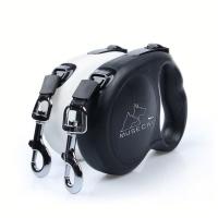 China Large Small Medium Automatic Retractable Dog Leash with Golden Hair Teddy Design for Christmas and Halloween for sale