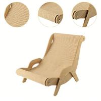 China Small Indoor Wood Cat Lounge Chair Hammock Bed with Raised Cot Scratcher for Cats Puppy and Rabbits Bunny for sale