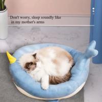 China Four Seasons Universal Summer Cooling Mat Detachable Cat Whale Dog Nest Small Dog Dog Semi Enclosed Pet Supplies for sale