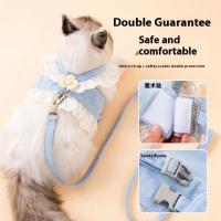 China Cat DogSkirt Design Anti-Escape Harness Spring-Summer Collection Plastic Pet Traction Rope for Cats Dogs Birthday Christmas for sale