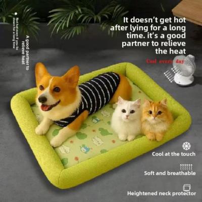 China Luxury Pet Ice Cooling Sofa Bed for Small Dogs & Cats Durable All-Season Modern Classic Design Carton Packed for sale