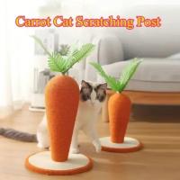 China Luxury Cat Tree with Carrot & Sisal Rack Cute Home Crawling Frame and Fun Wool Toys Pet Accessory for Cats During Halloween for sale