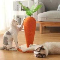 China Luxury Cat Tree with Carrot & Sisal Rack Cute Home Crawling Frame and Fun Wool Toys Pet Accessory for Cats During Halloween for sale