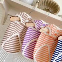 China New Summer Soft Polyester Pet Dog Sweatshirt Small Puppy Stripes Halloween Dog Vest Cat Coat Accessory for sale