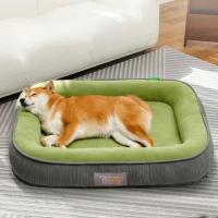 China Detachable Washable Dog Bed for Small/Medium Dogs - Thermal Winter Pet Sofa Cushion Mat with Removable Cover for sale
