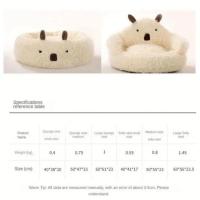 China Bed Cats for Winter Warm Houses and Habitats House Accessories Kitten Cushions Beds Dog Puppy Accessory Pet Supplies for sale