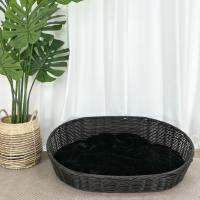 China Dog Kennel Rattan Four Seasons Universal Pet Kennel Large and Small Dogs Removable Washable Mat Cooler cat Nest Willow Dog Beds for sale