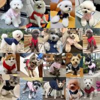 China Polo Shirt for Small Medium Dogs and Cats Striped Cute Comfortable Pullover Summer Cool Pet Costume for sale