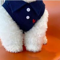 China Polo Shirt for Small Medium Dogs and Cats Striped Cute Comfortable Pullover Summer Cool Pet Costume for sale