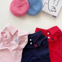 China Polo Shirt for Small Medium Dogs and Cats Striped Cute Comfortable Pullover Summer Cool Pet Costume for sale