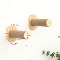 China Multilayer Platform Wall Mounted Cat Climber Tree Post Modern Halloween Cat Climbing Shelves Interactive Toy Carton Packaging for sale