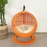 China Cat Cradle Rocking Nest Pet Round Ball Hanging Bed Basket with Plush Interior Cushion Mat Hammock for Dogs Cats Puppy Kitty for sale