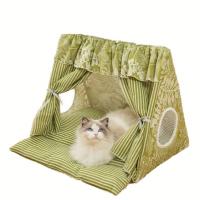 China Cute Cat & Dog Solid Eco-Friendly Removable Washable Breathable Pet Tent Bed for Summer All Seasons Large Space Indoor Outdoor for sale
