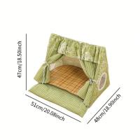 China Cute Cat & Dog Solid Eco-Friendly Removable Washable Breathable Pet Tent Bed for Summer All Seasons Large Space Indoor Outdoor for sale