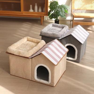 China Polycarbonate Roof Pet Bed with Storage Drawer and Eco Friendly Materials for Stylish Comfort for sale