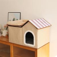China Polycarbonate Roof Pet Bed with Storage Drawer and Eco Friendly Materials for Stylish Comfort for sale