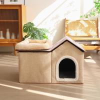 China Polycarbonate Roof Pet Bed with Storage Drawer and Eco Friendly Materials for Stylish Comfort for sale