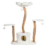 China Easytoclean Cat Scratching Tree 4 Levels Durable Multi Tier Cat Tower for Scratching and Relaxation for sale