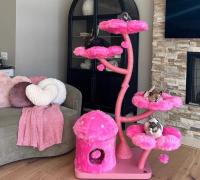 China Carpet Cat Scratching Tree Space Saving Pet Products Shipping FedEx Perfect for Businesses Offering Cat Furniture Solutions for sale