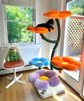China Includes hanging toys cat tree model cat tree shipping DHL durable multi level cat tree perfect for office and pet stores for sale