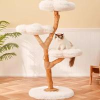 China 4 levels cat tree customizable design pet products model featuring sturdy construction and soft materials for cat comfort for sale