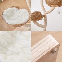 China Stocked cat tree featuring multi level platforms sisal scratching posts and cozy resting areas shipping DHL pet products for sale