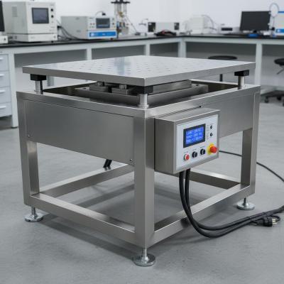 China Stainless Steel Vibration Test Table with 500 Kg Load Capacity and 380V 50Hz Power for Precise Testing for sale