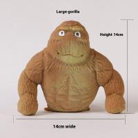 China Children's Pinch Toy Gorilla Vent Pinch Slow Rebound Toy Decompression Sand Molding Soft Glue for sale