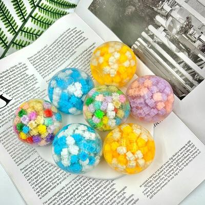 China Wholesale TPR Spherical Decompression Toys High Quality Plastic Building Blocks Handmade Spherical Toys for sale