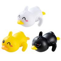 China Yellow Duck Bath Toy for Toddlers Lovely Floating Bath Duck Mini Water Clockwork PVC Educational Swimming Toy Bathroom Children for sale