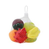 China Selected BPA Free PVC Soft Squeeze Squeaky Colorful Fruit Assortment Toy for Baby Learning Playing Age Range 2 to 4 Years for sale