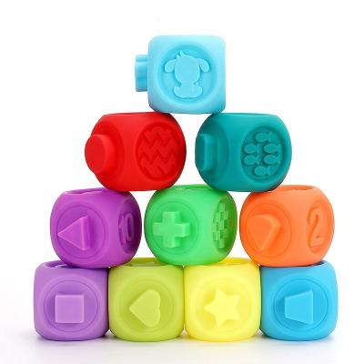 China Full Support OEM/ODM PVC Puzzle Toy Animal Number Geometry Cognition Colorful Soft Building Blocks for Early Education for sale