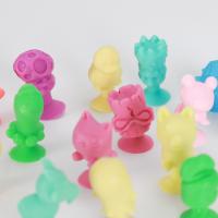 China Unisex TPR Sticky Mini Figure Stikeez Toy Collection in Small Capsules for Boys and Girls for sale