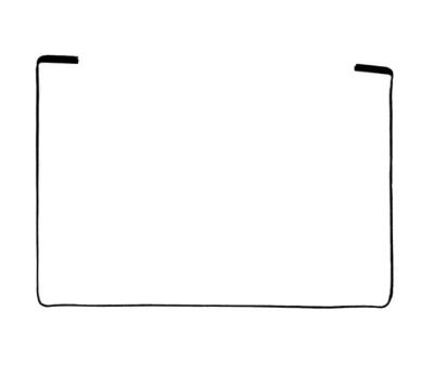 China LCD Screen Front Bezel Rubber Ring for MacBook Pro 16”A2141 Replacement for sale