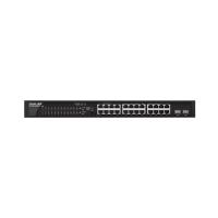 China RG-ES126GS-LP24 100G Plug-and-Play POE Access Network Switch with 2 Upstream Ports for sale