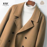 China Cotton Lapel Men's Winter Coat Oversized Single Breasted Trench Jacket for Cold Days for sale