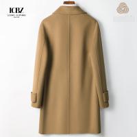 China Cotton Lapel Men's Winter Coat Oversized Single Breasted Trench Jacket for Cold Days for sale