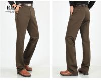 China Flat Front Plus Size Men's Business Pants Suit Cotton Polyester Blend M to 8XL for sale