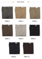 China Flat Front Plus Size Men's Business Pants Suit Cotton Polyester Blend M to 8XL for sale