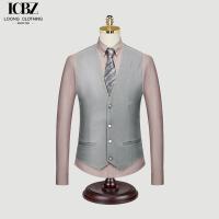 China Custom Black Suit Vest for Men Business Formal Wedding Groom Best Man Sizes S-10XL for sale