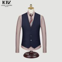China Custom Black Suit Vest for Men Business Formal Wedding Groom Best Man Sizes S-10XL for sale