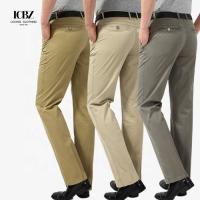 China Men's Cotton Polyester Cargo Pants 5 Size Options M to 3XL Black Dark Gray for sale