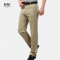 China Men's Cotton Polyester Cargo Pants 5 Size Options M to 3XL Black Dark Gray for sale