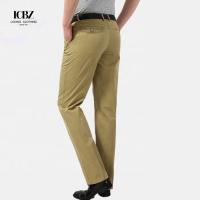 China Men's Cotton Polyester Cargo Pants 5 Size Options M to 3XL Black Dark Gray for sale