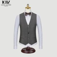 China Customized Men's Plaid Suit Vest Retro British Style Business Banquet Sizes S-10XL for sale