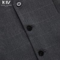 China Customized Men's Plaid Suit Vest Retro British Style Business Banquet Sizes S-10XL for sale
